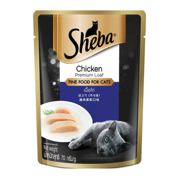 Sheba Rich Premium Chicken Loaf Wet Cat Food – 70 g - Pet Planet