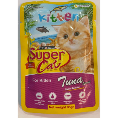 Super Cat Kitten Tuna Kitten Wet Food Pouch - Pet Planet